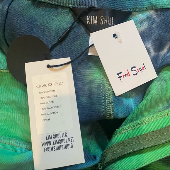 Kim Shui | Pants & Jumpsuits | Kim Shui Studio Blue Tie Dye Pants ...